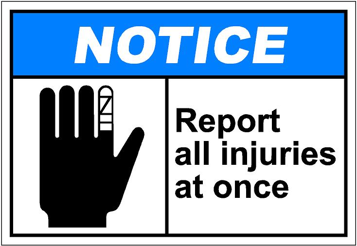 report all injuries at once | Goings Law Firm, LLC